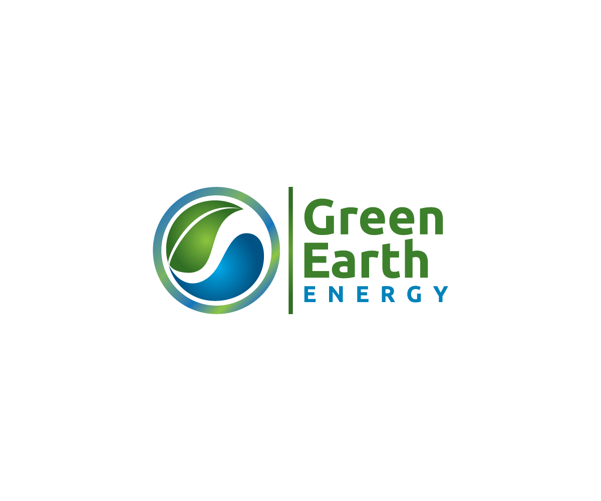 Masculine Modern It Company Logo Design For Green Earth Energy By