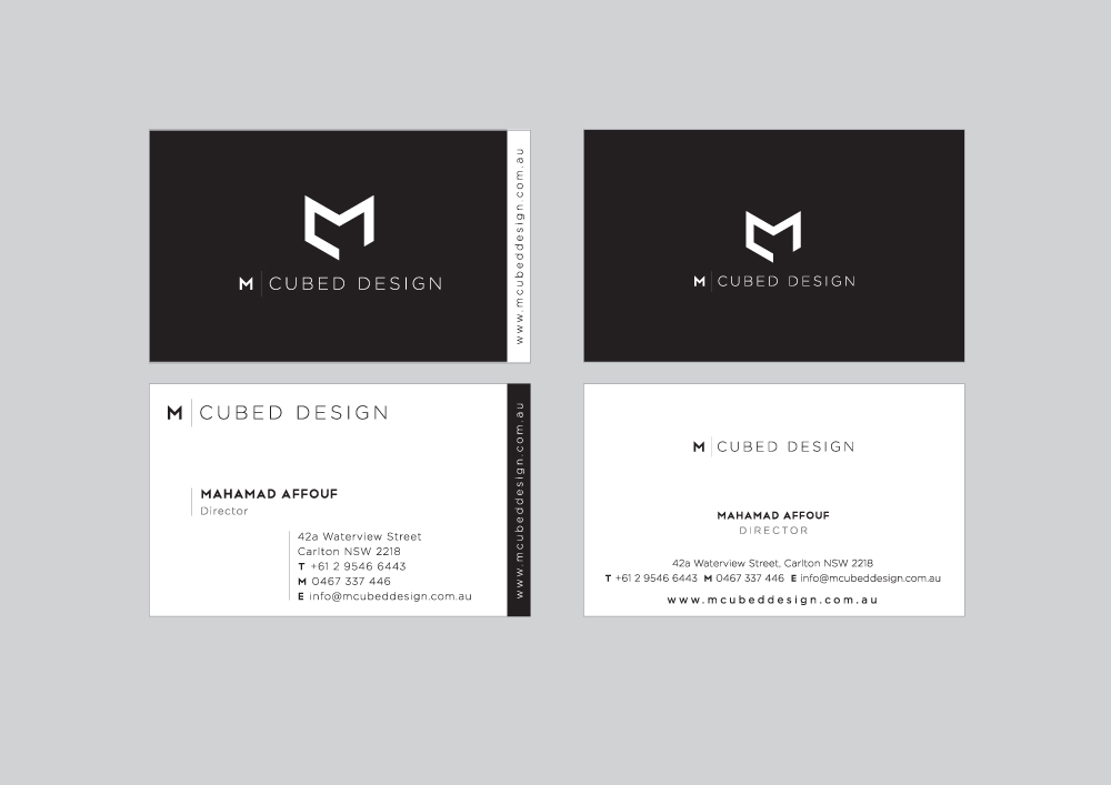 Bold, Upmarket, Architecture Logo Design for M cubed design by Nigel B ...