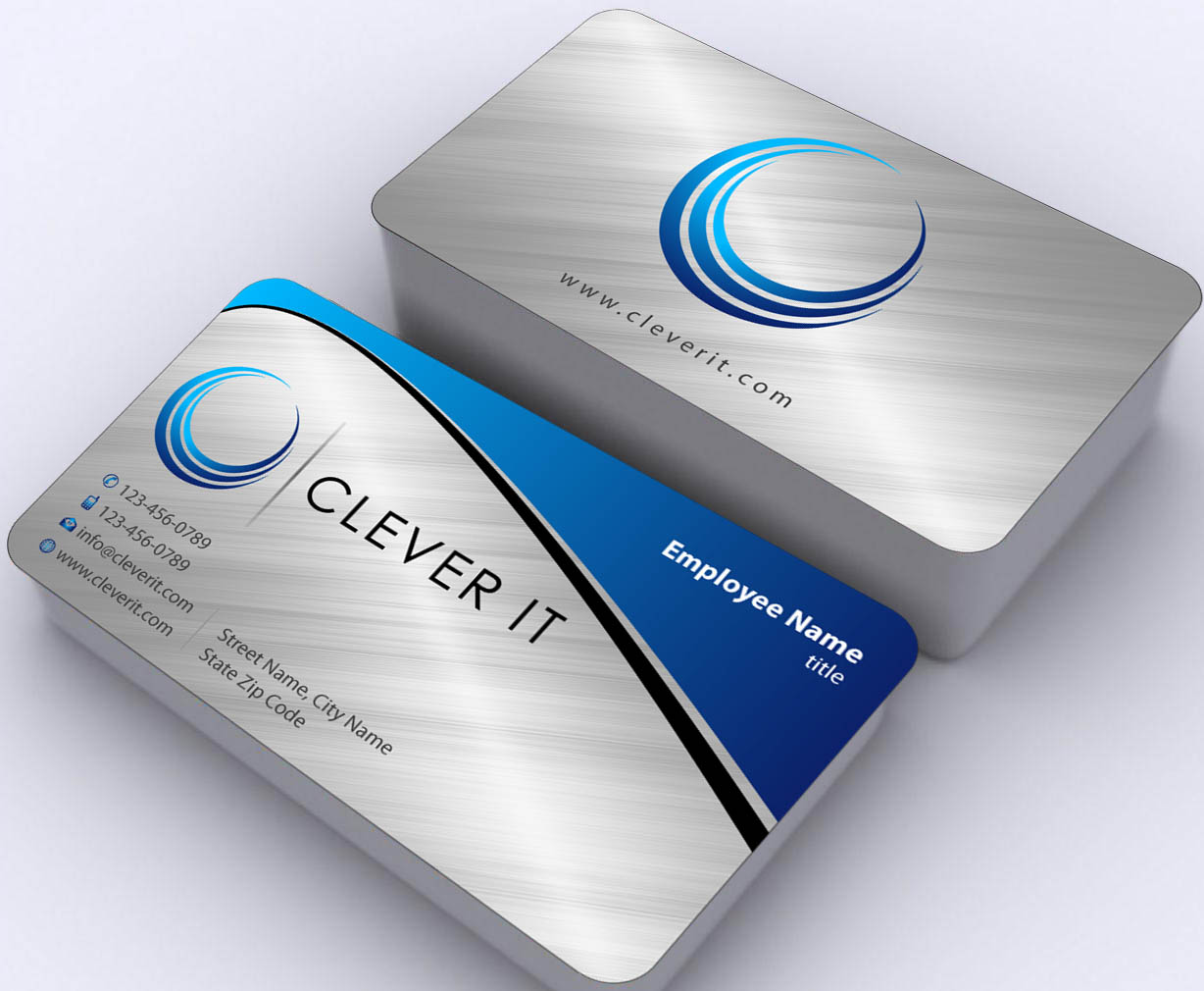 Elegant, Playful, Computer Business Card Design for Clever IT Limited ...