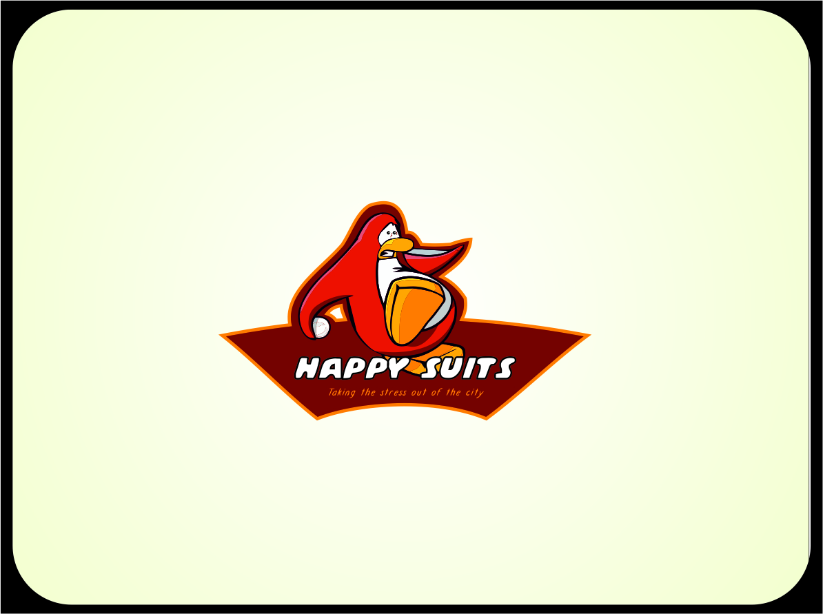 Bold, Playful, Business Logo Design for Happy Suits ...... taking the ...