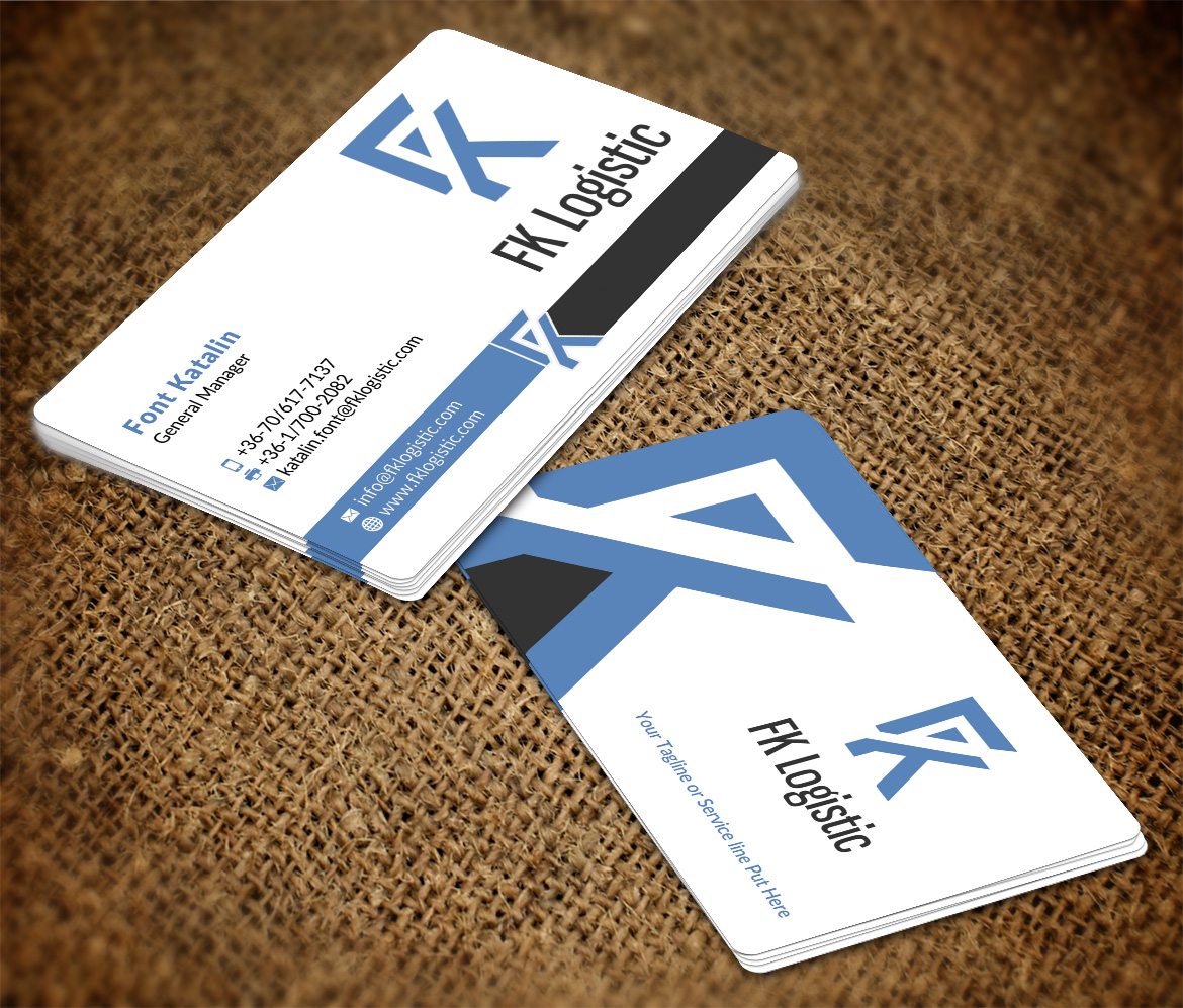 Elegant, Modern, Freight Forwarding Business Card Design for FK ...