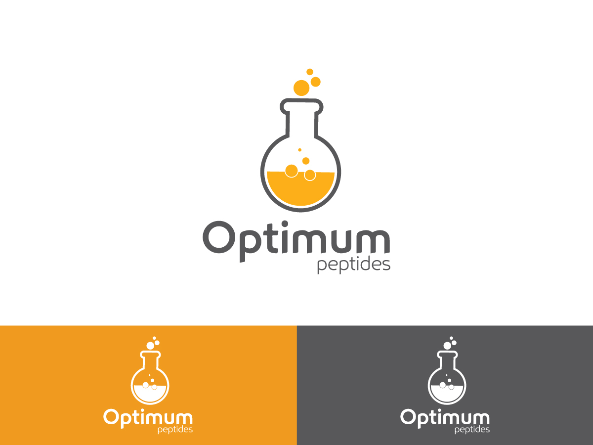 Professional, Bold, Biotechnology Logo Design for Optimum Peptides by ...