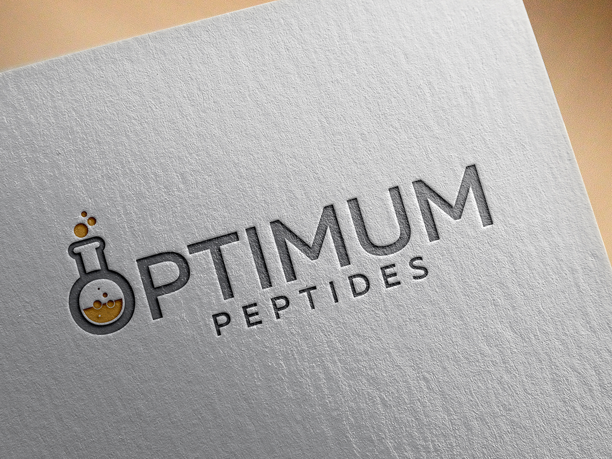 Professional, Bold, Biotechnology Logo Design for Optimum Peptides by ...