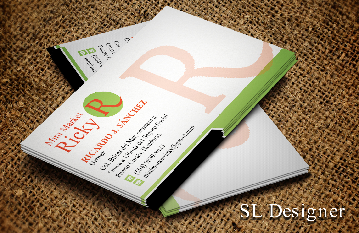 Upmarket, Serious, Grocery Store Business Card Design for Mini Market ...
