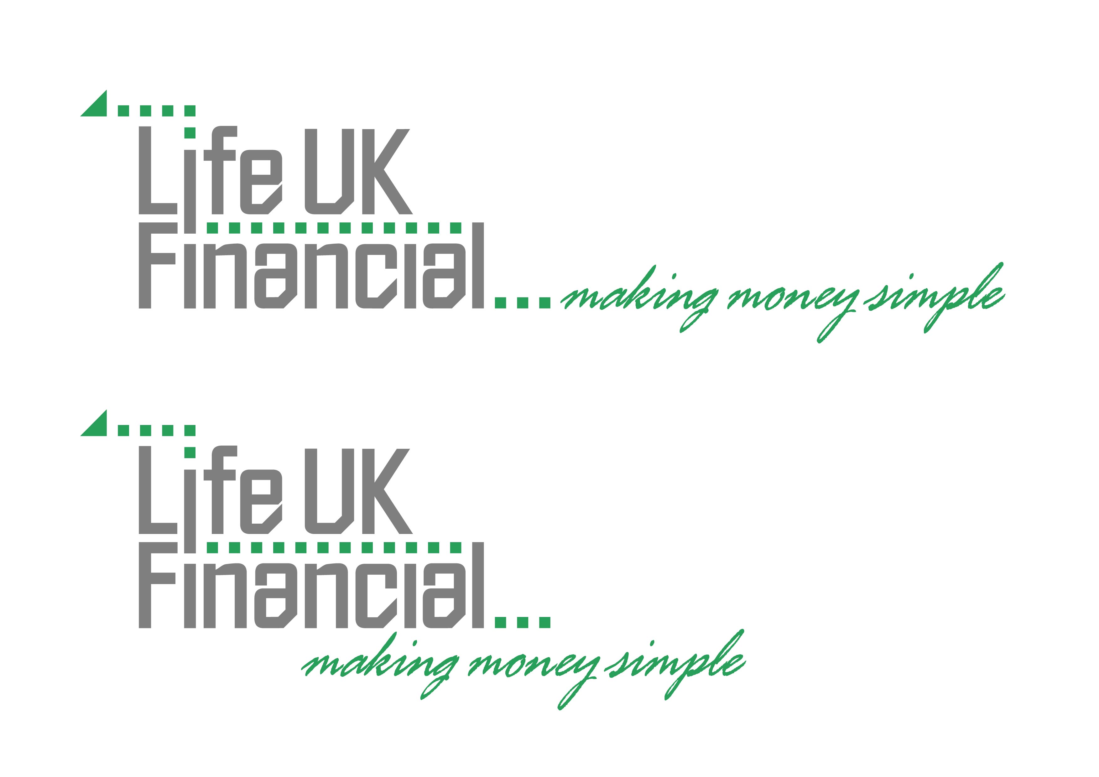 It Company Logo Design for Life UK Financial...making money simple by ...