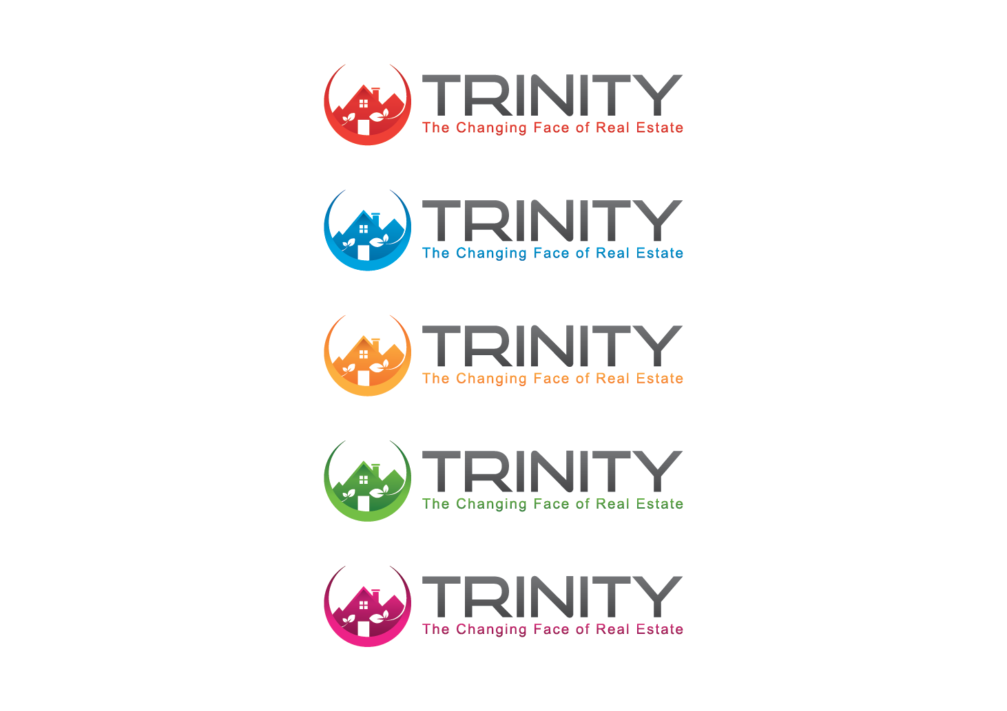 Modern, Bold, Real Estate Logo Design for Trinity by art by SUGU ...
