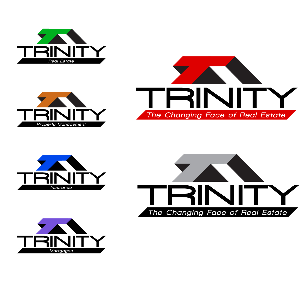 Modern, Bold, Real Estate Logo Design for Trinity by alotarenata ...
