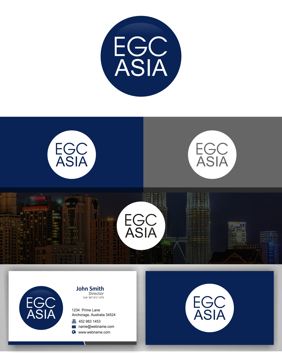 Modern, Professional, Real Estate Development Logo Design for EGC Asia ...