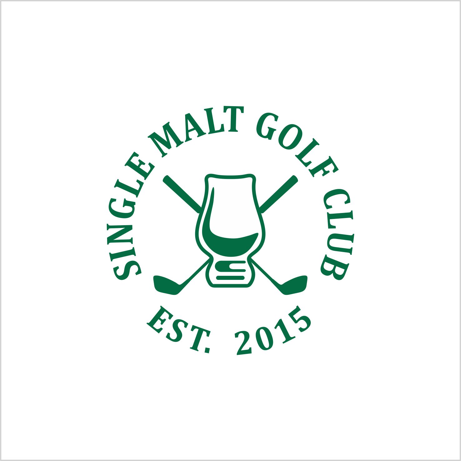 Modern, Professional, Social Club Logo Design for Single Malt Golf Club ...
