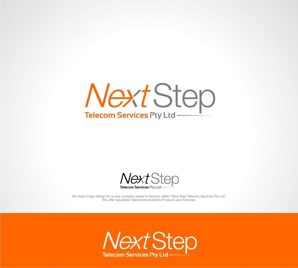 Modern, Professional, Telecommunications Logo Design for Next Step ...