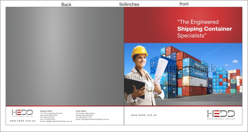 Elegant, Playful, Shipping Brochure Design for Container Hoardings by ...