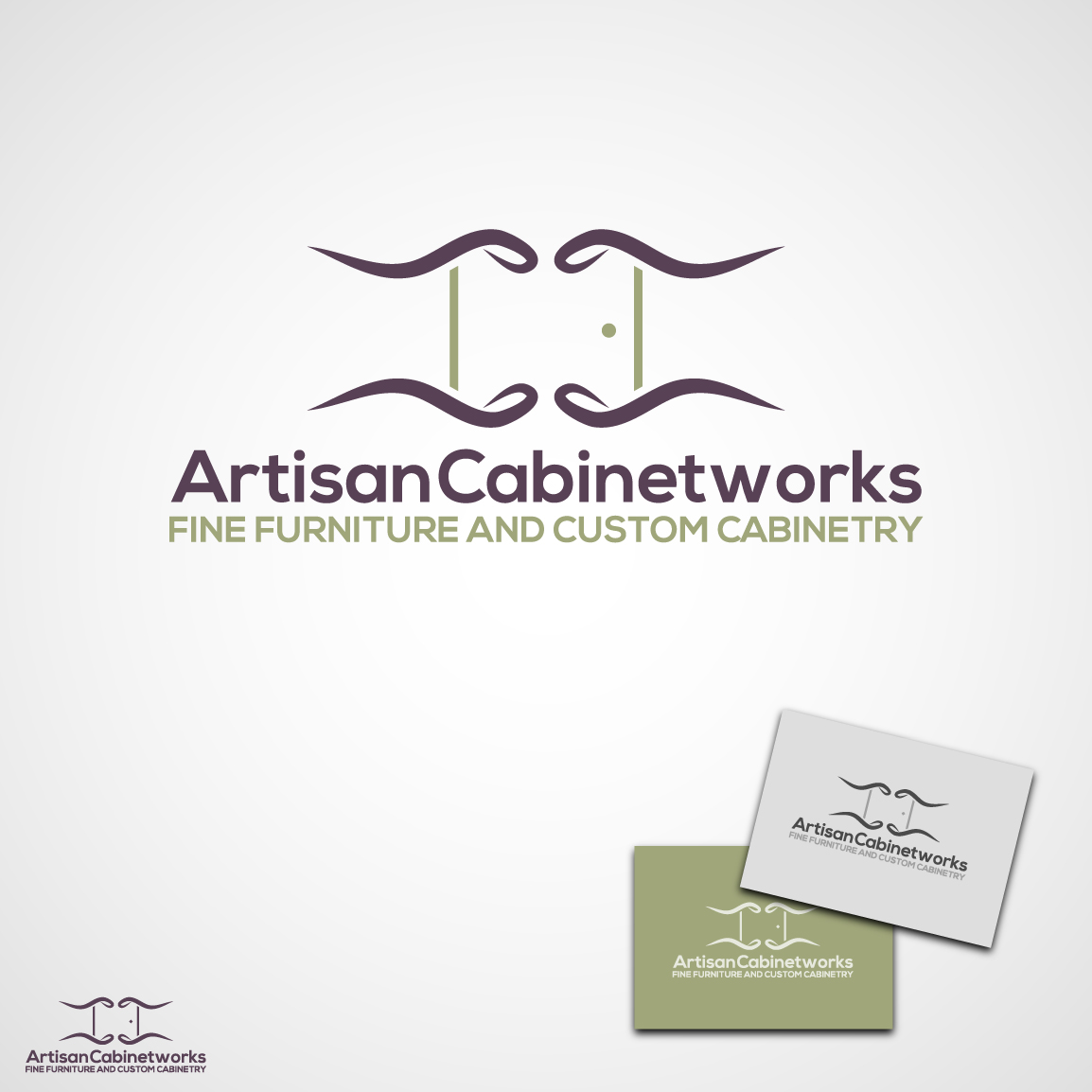 Upmarket, Modern, Communications Logo Design for Artisan Cabinetworks ...