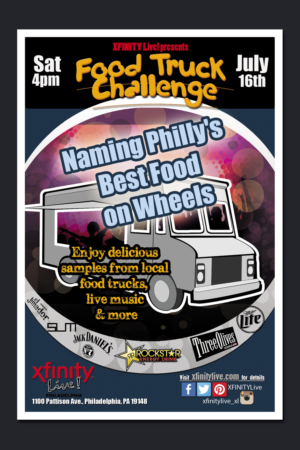 Food Truck Challenge Festival at Xfinity Live! Philadelphia | 37 Flyer ...