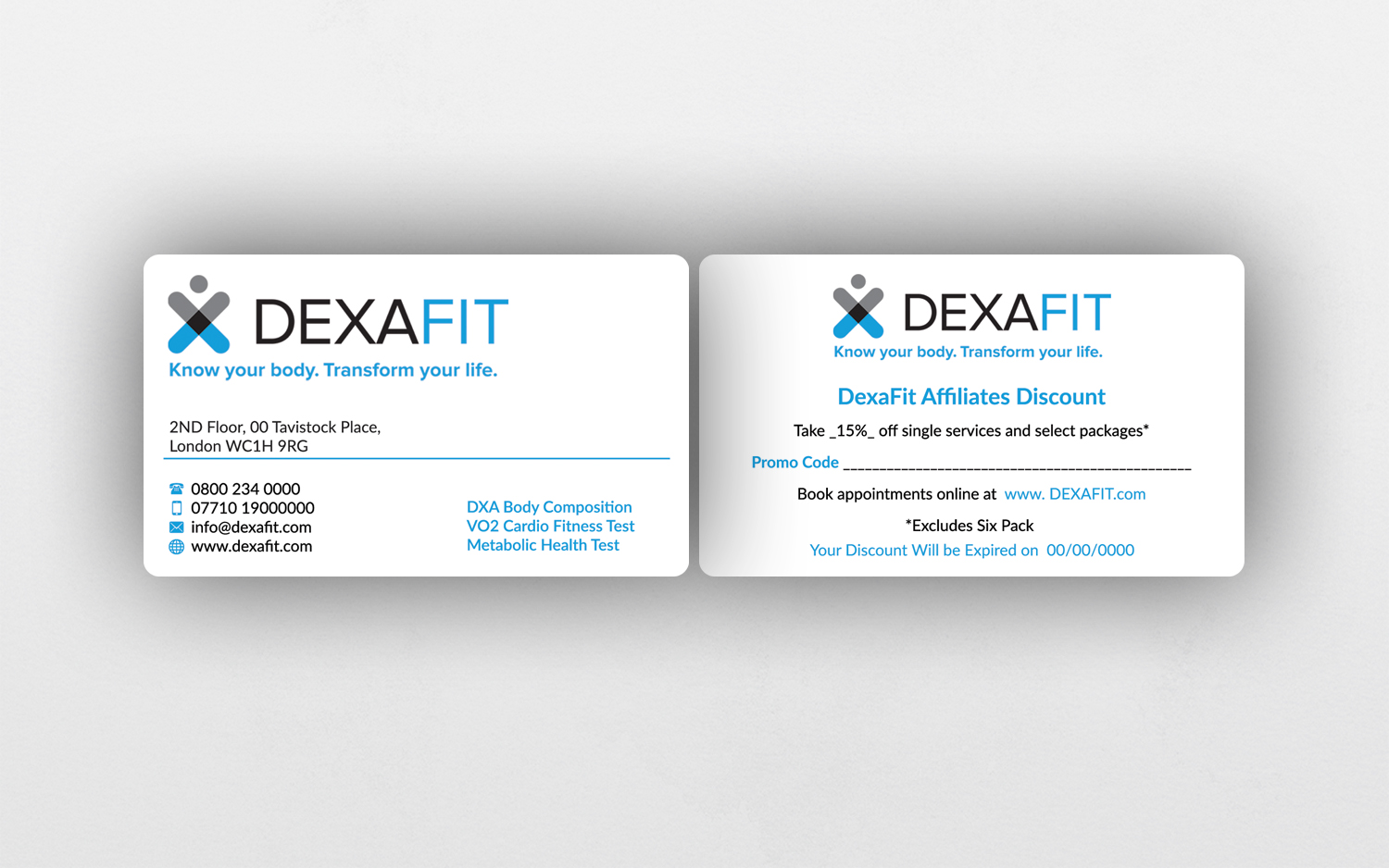Modern, Professional, Fitness Business Card Design for a Company by ...