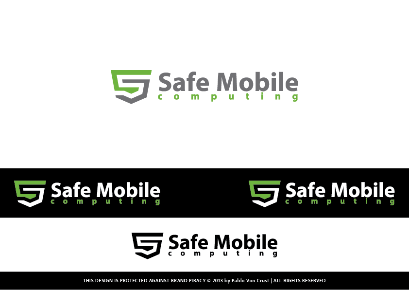 safe mobile computing Logo Design Project | 3 Logo Designs for safe ...