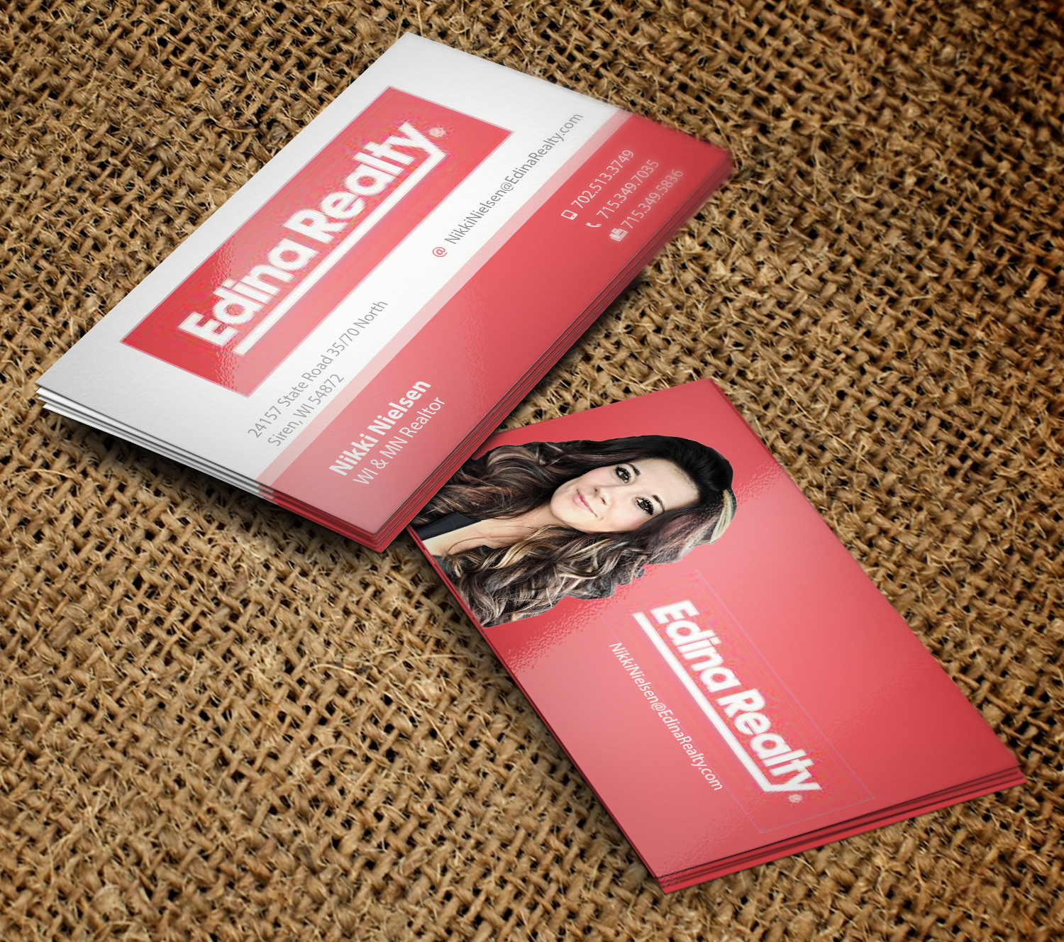 Professional, Feminine, Real Estate Business Card Design for Mashkiki ...