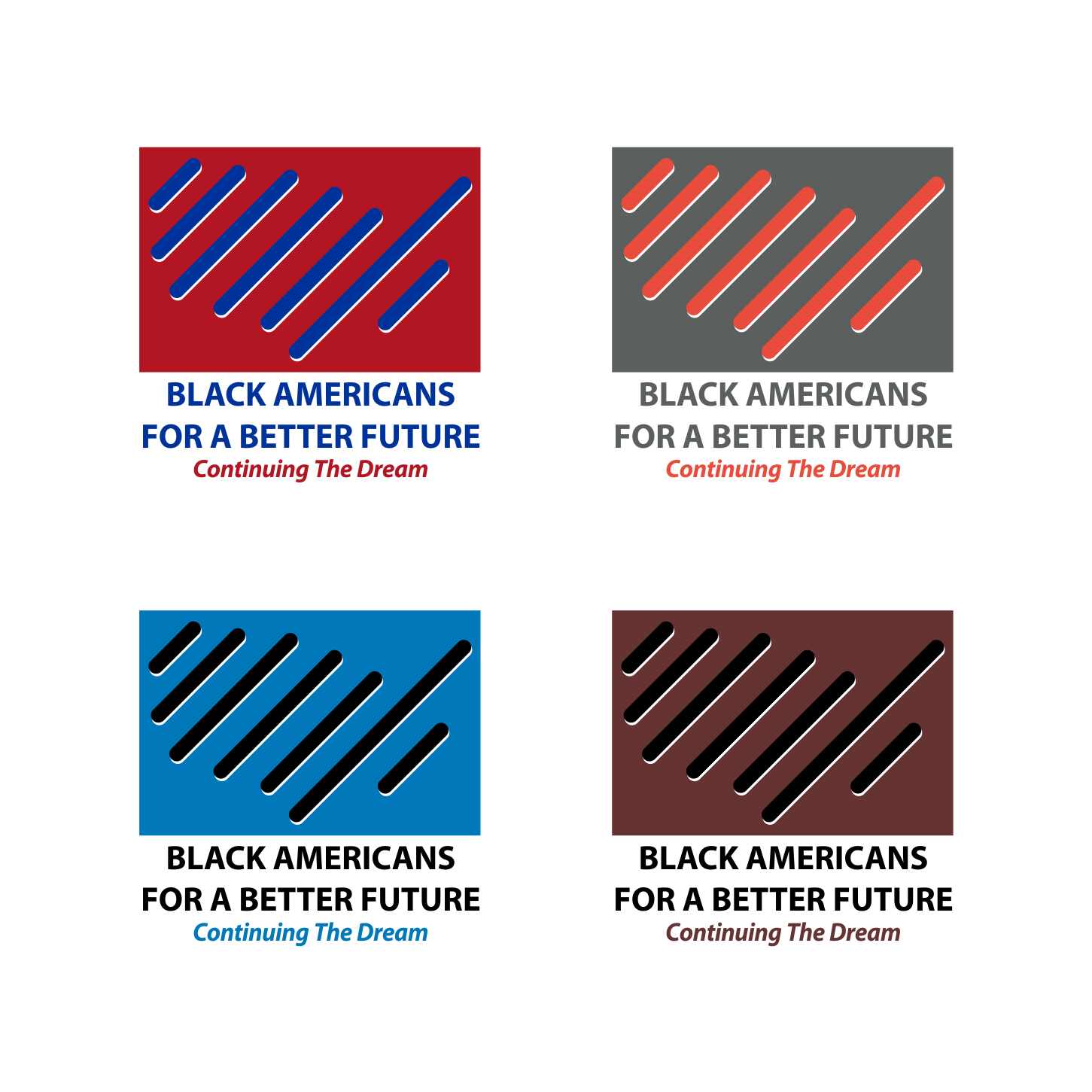 Professional, Masculine Logo Design for Black Americans For A Better ...