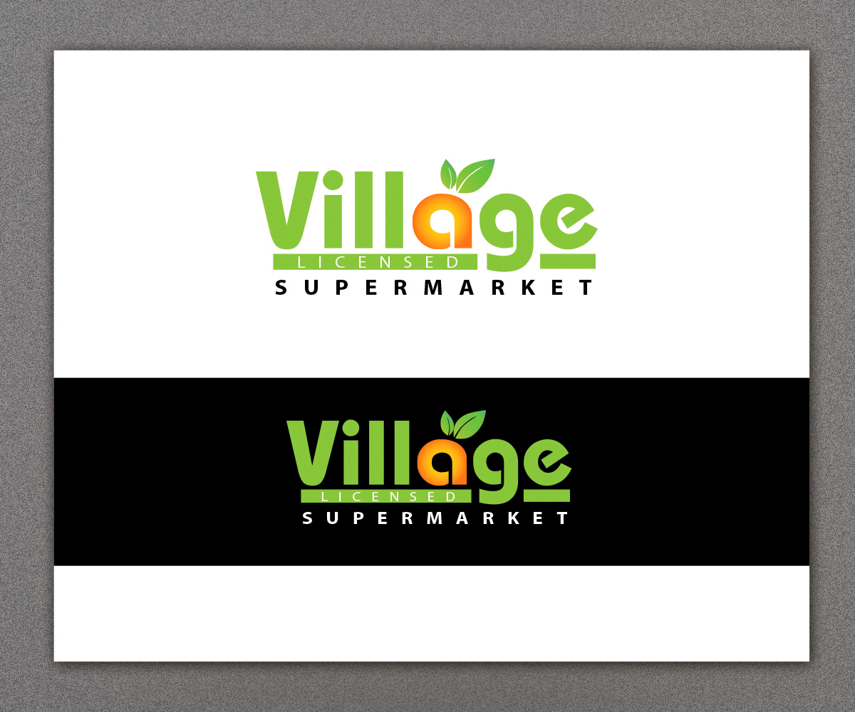 Serious, Modern, Retail Logo Design for VILLAGE SUPERMARKET by Elen_ka ...