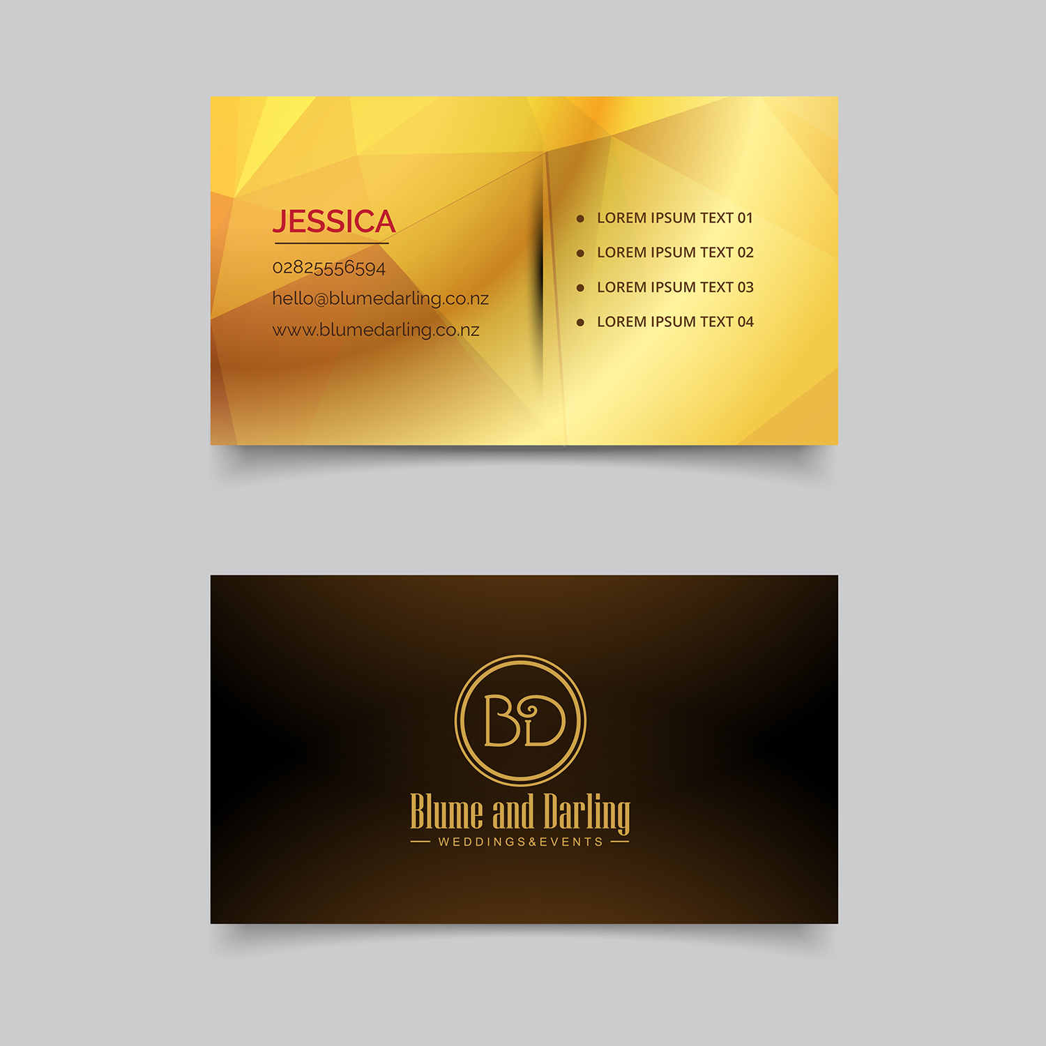 Modern Professional Event Planning Business Card Design For A Company Modern Professional Event Planning Business Card Design For A Company