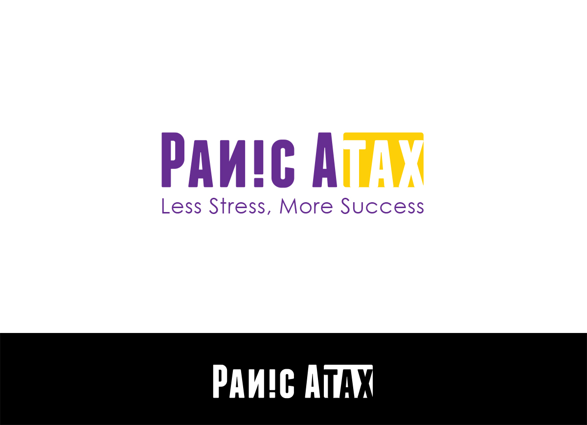 Bold, Masculine, Accounting Logo Design for Panic Atax by WanWan ...