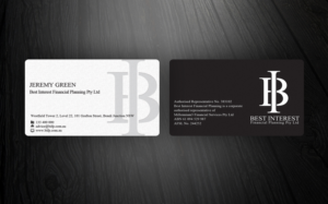 Elegant Financial Planning Business Card | 137 Business Card Designs ...