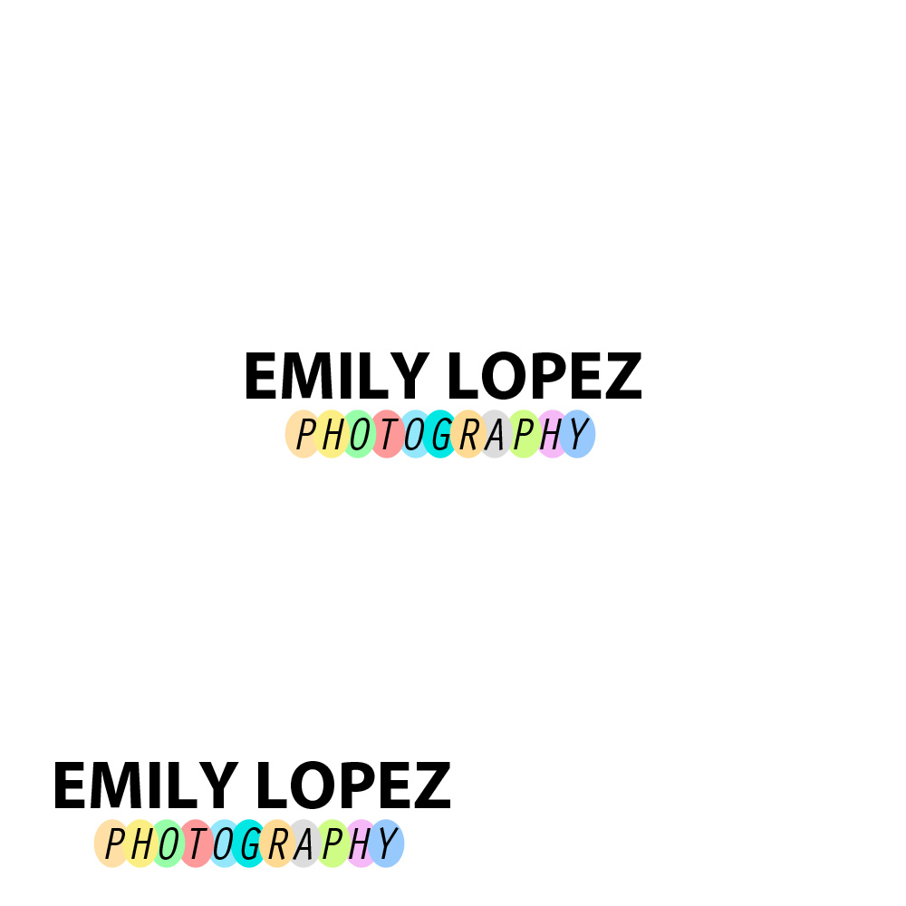 Elegant, Feminine, Photographer Logo Design for Emily Lopez Photography ...
