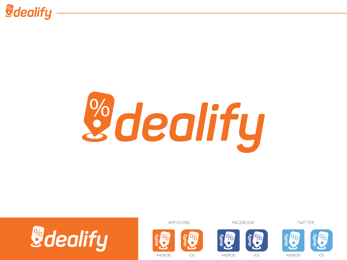 Playful, Modern Logo Design for Dealify by Articos | Design #9516861