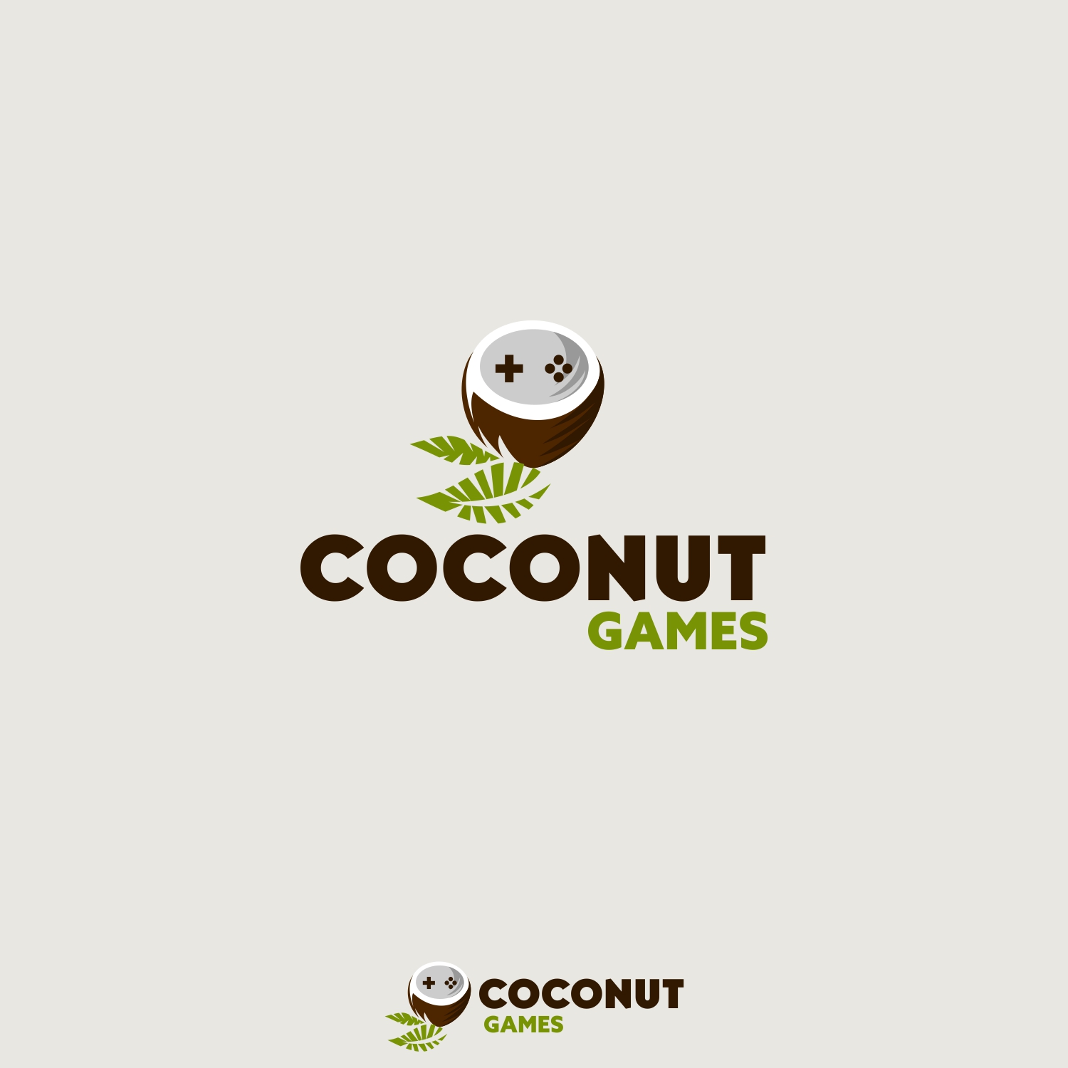 Playful, Colorful, Games Logo Design for COCONUT GAMES by ...