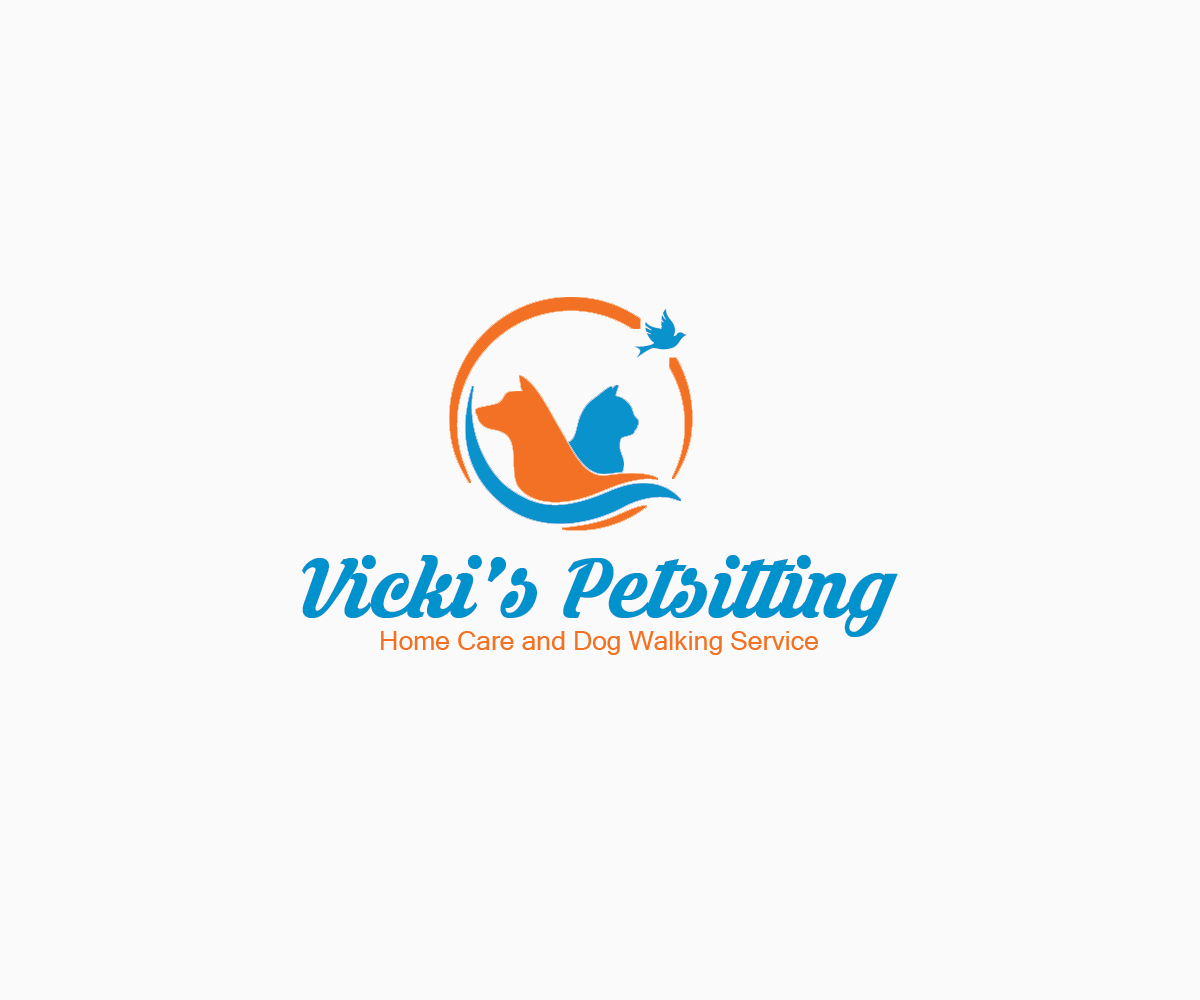 Elegant, Modern, Pet Care Logo Design for Vicki's Petsitting Home Care ...