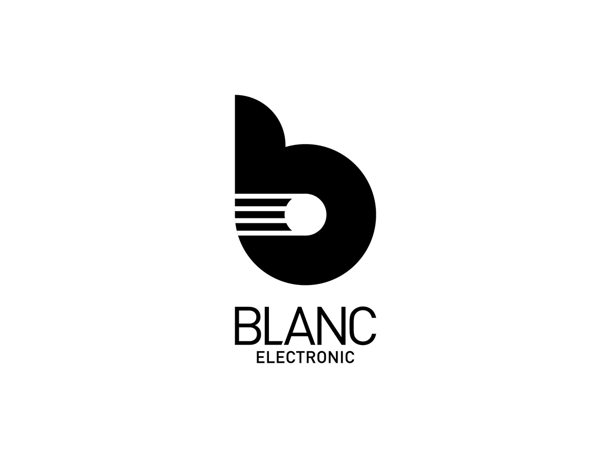 Electronic Logo Design for blanc by Visual Vitamin | Design #2071053