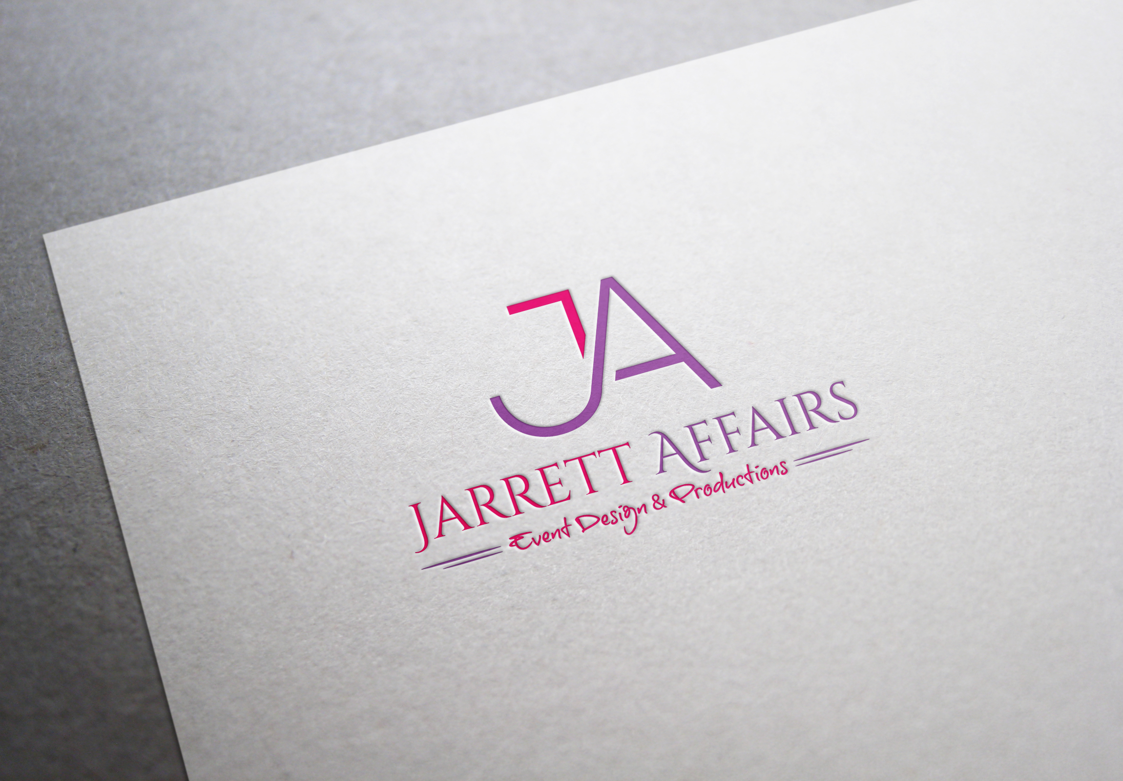 Upmarket, Professional, Marketing Logo Design for Jarrett Affairs ...