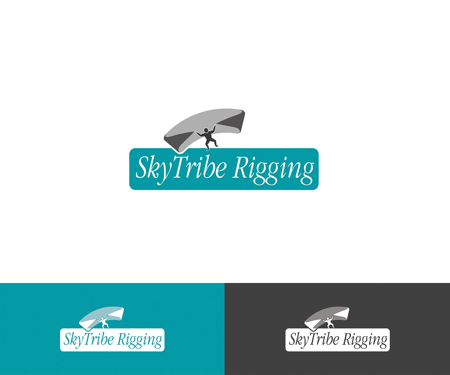 Bold, Modern, Skydiving Logo Design for SkyTribe Rigging by M6G ...