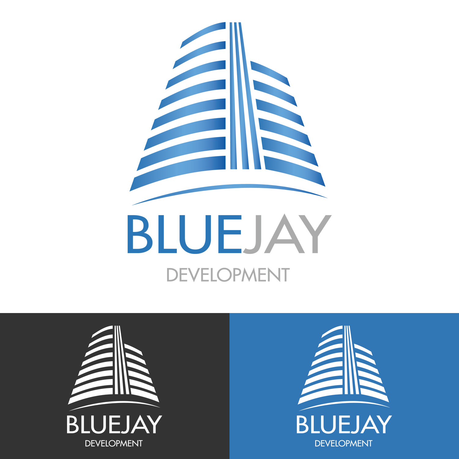 Elegant, Playful, Real Estate Logo Design for Blue Jay Development by ...