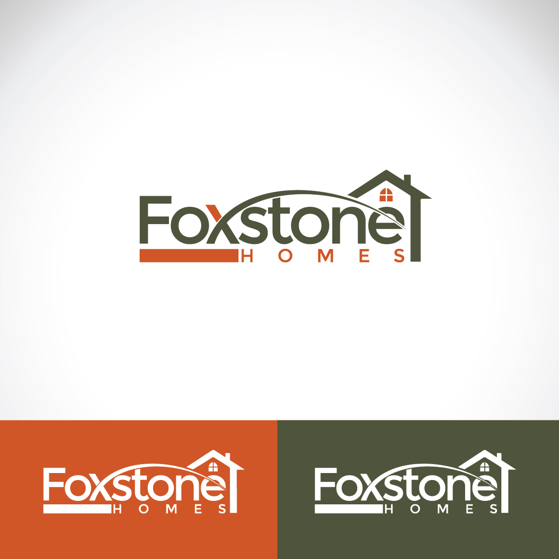 Bold, Serious, Residential Construction Logo Design for Foxstone Homes ...