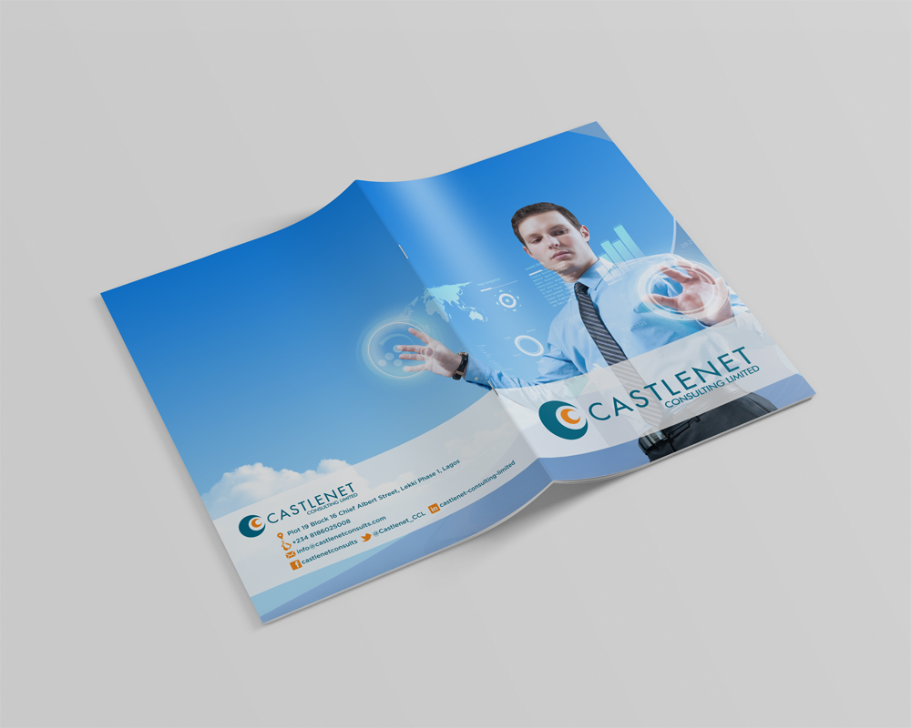Professional, Elegant, It Company Brochure Design for Castlenet ...