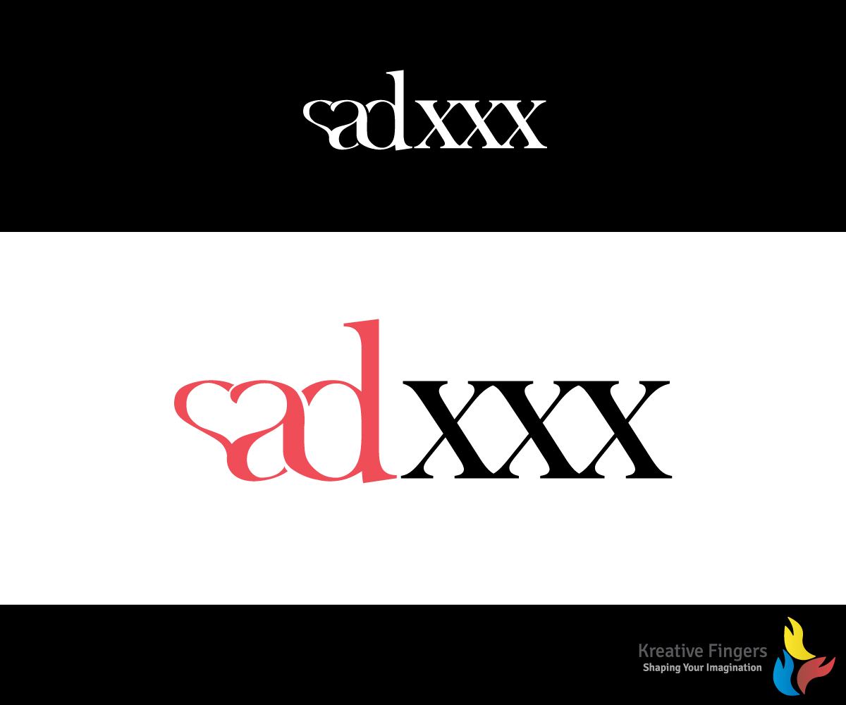 Adult Logo Design for adxxx by Kreative Fingers | Design #9575754