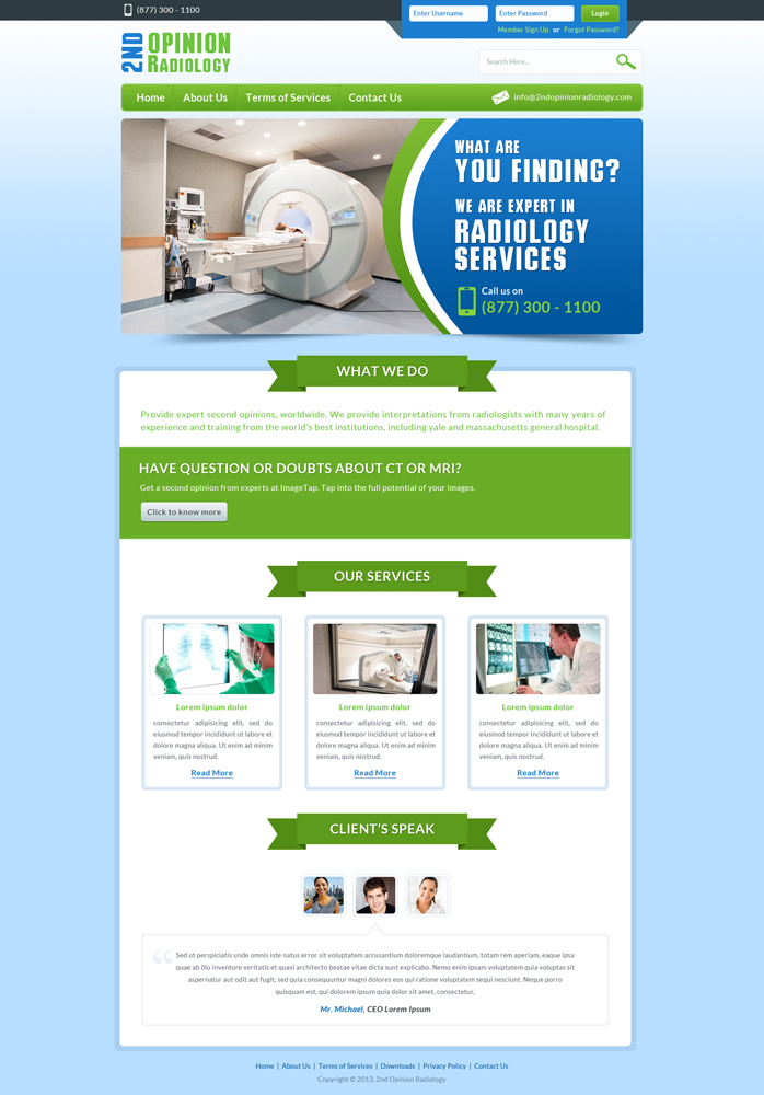 Training Web Design for Shams+Sheikh%2C+MD%2C+Inc by Hashim Creetto ...