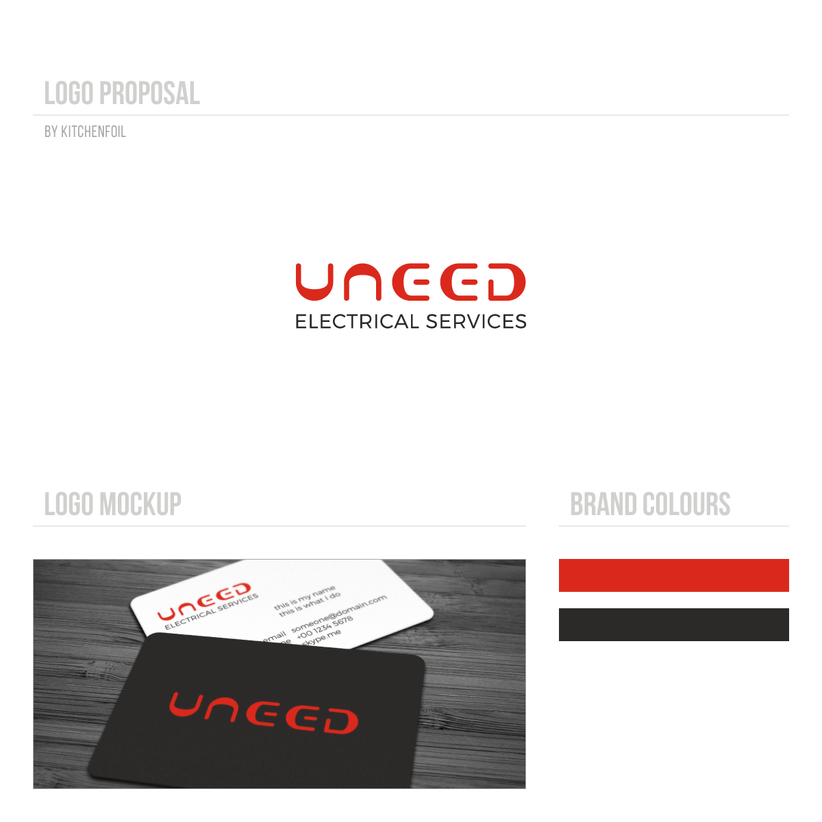 Serious, Professional, Electrician Logo and Business Card Design for ...
