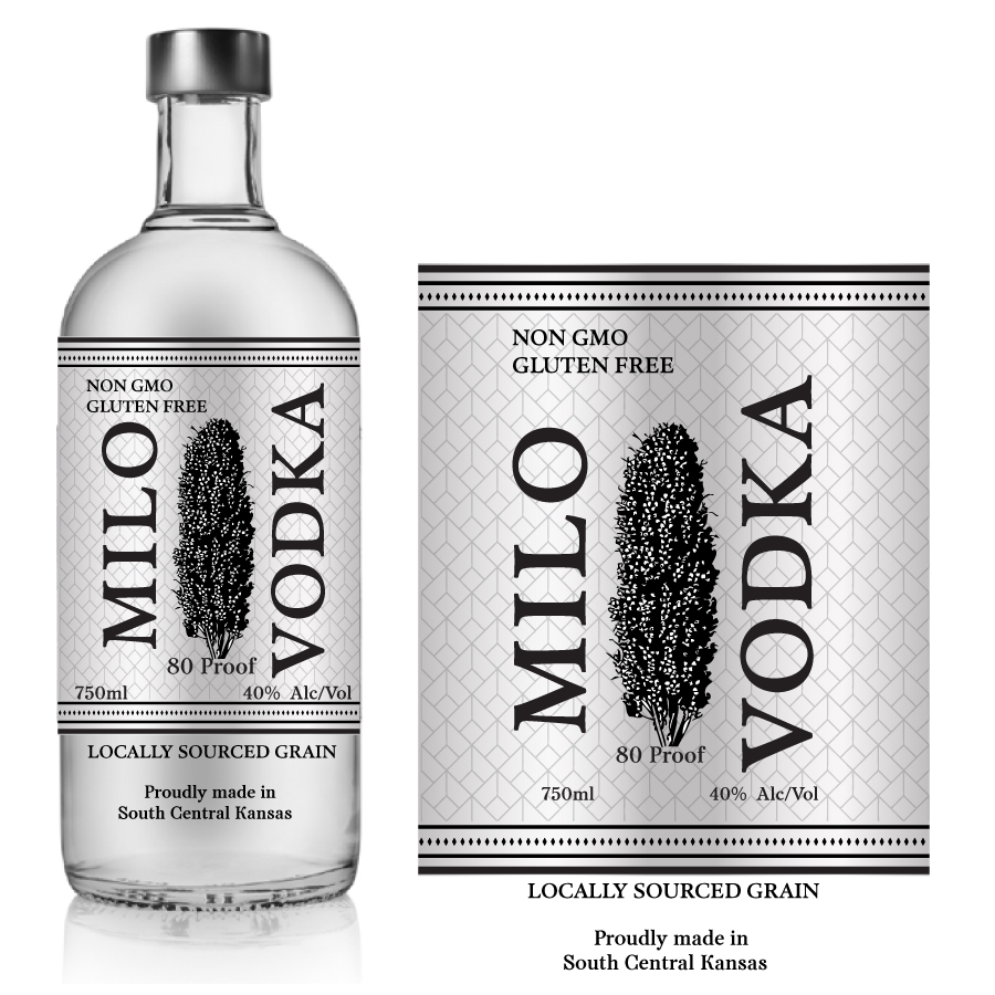 Upmarket, Colorful Label Design for Milo Vodka, Sorghum Based Vodka ...