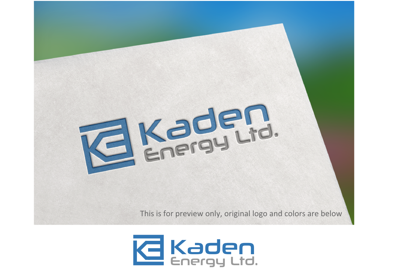 Professional, Bold, It Company Logo Design for Kaden Energy Ltd. by ...