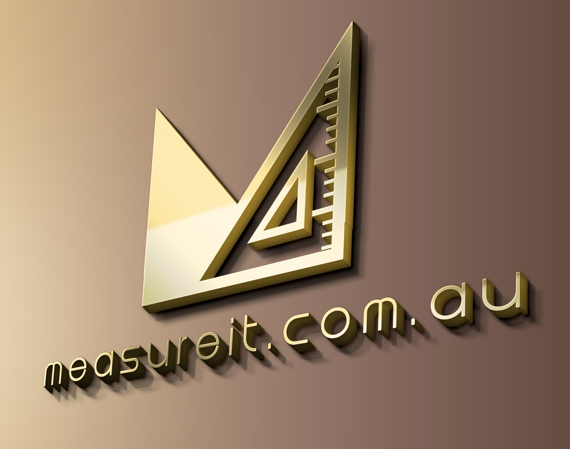 Masculine, Modern, Construction Logo Design for measureit.com.au by ...