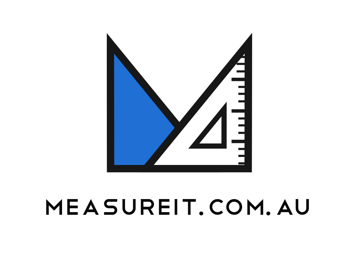 Masculine, Modern, Construction Logo Design for measureit.com.au by ...