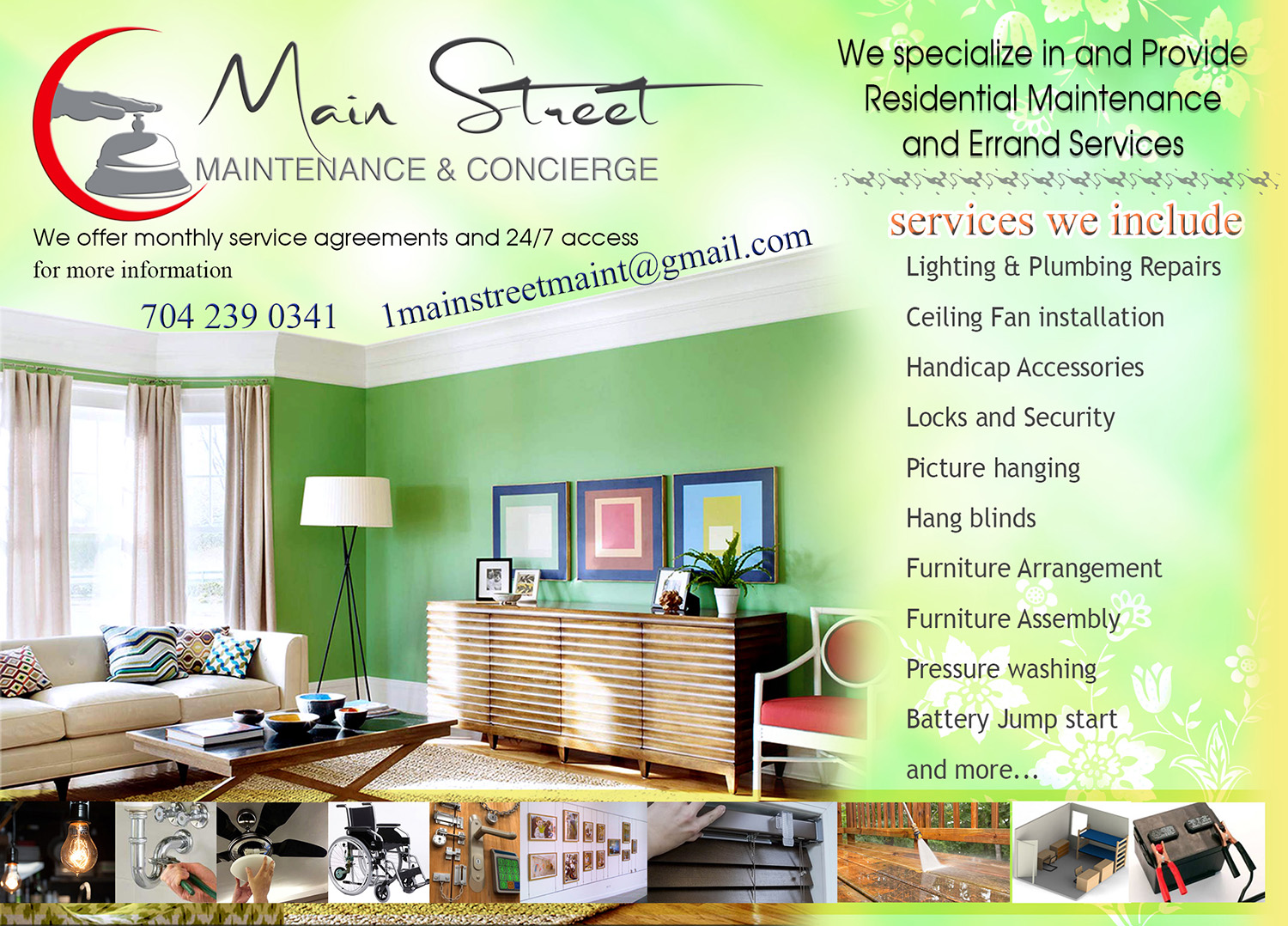Upmarket, Colorful, Property Maintenance Flyer Design for a Company by Graphic pot | Design #9867732