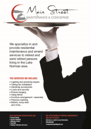 Main Street Maintenance and Concierge Flyer | 136 Flyer Designs for a ...