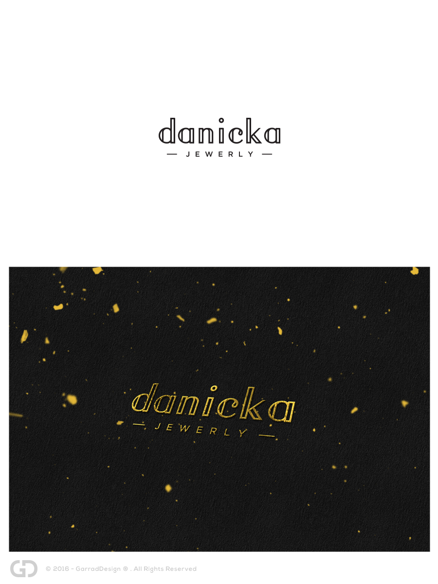 Elegant, Personable, Jewelry Logo Design for Danicka by garrad | Design ...