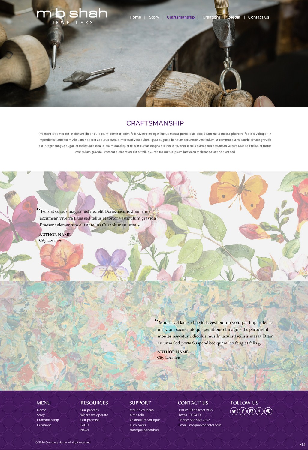 Elegant, Professional, Jewelry Store Web Design for a Company by pb ...