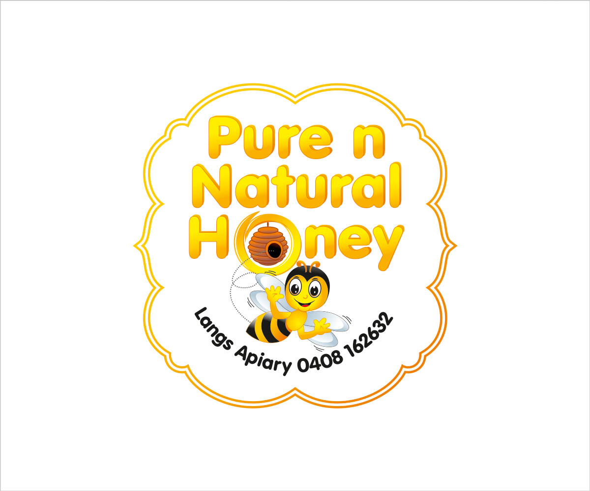 Bold, Playful, Product Logo Design for Pure n Natural Honey by ...