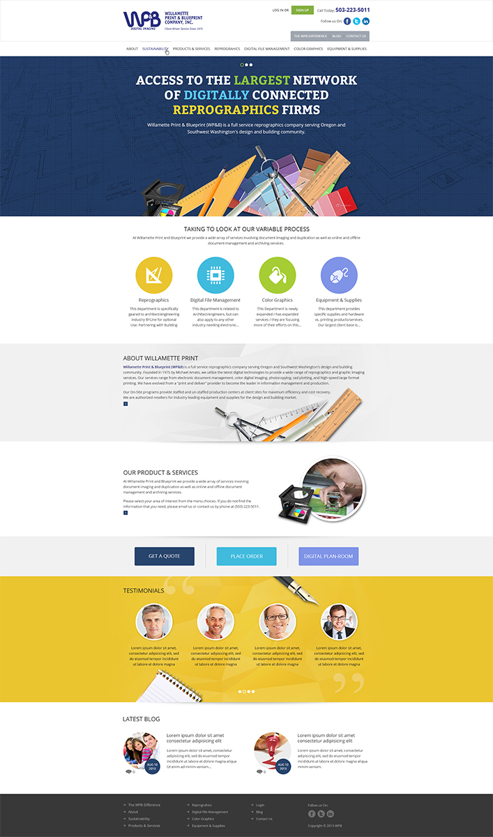 Colorful, Modern, Electronic Wordpress Design for a Company by ESolz ...