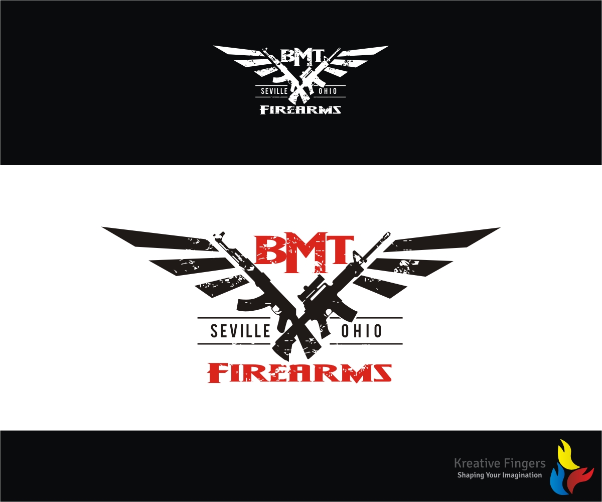 Bold, Serious, Gun Logo Design for BMT Firearms Seville, Ohio by ...