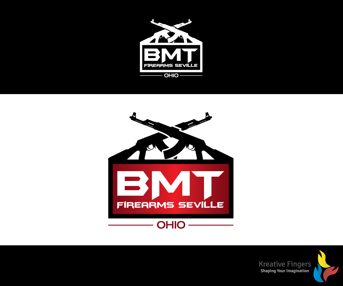 Bold, Serious, Gun Logo Design for BMT Firearms Seville, Ohio by ...